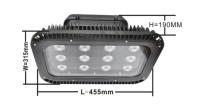 China IP65 Tennis Court Lighting High Power LED Flood Light 120W - 180W 5 Years Warranty for sale