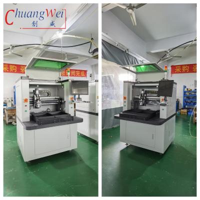 China 4.2KW PCB Router Cutting Machine Manual Tool Change 450*350mm Workstation for sale