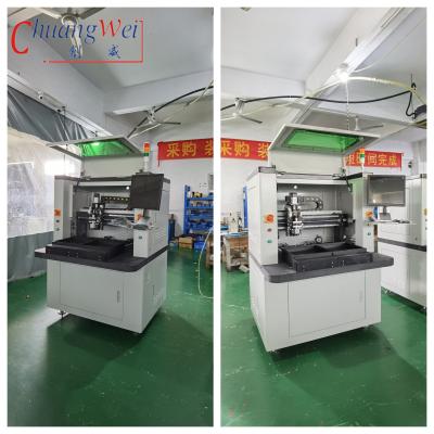 China 2 Working Table Manual PCB Router Depaneling Equipment For FR1, FR4, MCPCB for sale