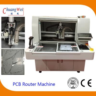 China PCB Router Depanelizer with Double Working Tables Optional 220V or 110V for sale