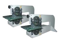 China Motorized PCB Depaneling Machine with 2 Circular Blades for sale