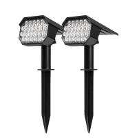 China Solar Power Landscape Spotlights for Walkway 24 Leds Ip65 Waterproof Garden Lighting for sale