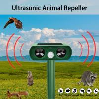 China Motion Sensor and Flashing Lights Solar Animal Repeller for Outdoor Protection in Yard for sale