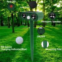 China Motion Sensor and Flashing Lights Solar Animal Repeller for Outdoor Protection in Yard for sale
