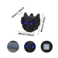 China Solar Powered Red LED Lights Cockroach Trap and Raccoon Deterrent for Home Perimeter for sale