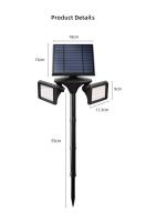 China Solar Spotlight Outdoor Garden With White Led Lighting Solar Light For Lighting Solutions for sale