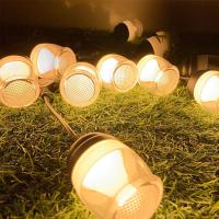 China Outdoor Holiday Party Solar String Light with 2700K Color Temperature and 50lm Luminous Flux for sale