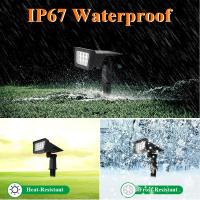 China IP65 Waterproof Outdoor LED Landscape Adjustable Solar Powered lighting Spotlights for Garden for sale