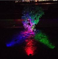 China IP44 Rated Solar Wall-Mounted RGB Color Changing Landscape Lights 200 Lumen Upgrade for sale