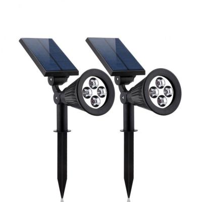 China Modern Outdoor Luminaires Portable Led Solar Garden Color Changing Spotlight Supply IP65 for sale