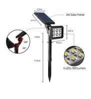 China Outdoor Solar Garden Light Landscape LED Lawn Lamp with and Adjustable Waterproof IP65 for sale
