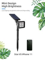 China Outdoor Solar Garden Light Landscape LED Lawn Lamp with and Adjustable Waterproof IP65 for sale