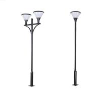 China Waterproof Post Lighting Led Gate Solar Garden Pillar Light for Outside Lamp Landscape for sale