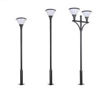 China Waterproof Post Lighting Led Gate Solar Garden Pillar Light for Outside Lamp Landscape for sale