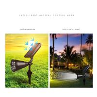 China Energy Saving Solar Light Outdoor Wireless Motion Detector Led Lamp with Solar Panel for sale