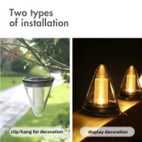 China Solar Powered Canopy Lamp for Outdoor Landscape Lighting 48000 Hour Working Lifetime for sale