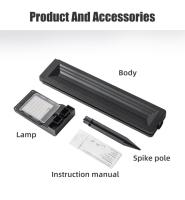 China LED Solar Bollard Garden Lights for Solar Powered Outdoor Pathway Decoration Landscape for sale