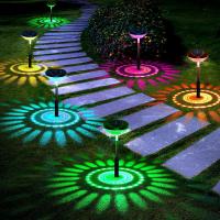 China Outdoor Garden Waterproof IP55 ABS PC Solar Lawn Lamp with Weather-resistant Material for sale