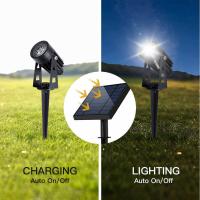 China 90lm/w Lamp Luminous Efficiency Aluminum Solar Garden LED Light for Landscape and Tree for sale