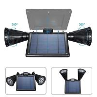 China Modern Outdoor Luminaires Solar Panel LED Spotlights Ideal for Garden Pool Pond Patio for sale