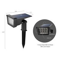China 5000K Color Temperature Solar Bollard Spot Lights for Perfect Outdoor Garden Design for sale