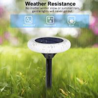 China Solar Lights Outdoor 7 Color Changing Solar Pathway Lights for Garden Landscape Lighting for sale