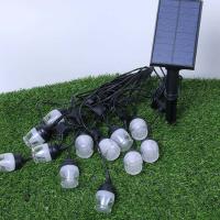 China Vintage Bulbs Solar Outdoor String Lights for Family and Commercial Decoration Waterproof for sale