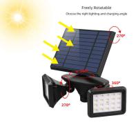 China 1- ABS PC Solar Aluminum Double Heads Garden Lights for Superior Outdoor Lighting for sale