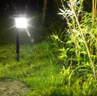China IP65 Rated Solar Powered 64 Led Garden Lawn Light Outdoor Landscape Stage Lighting 2-In-1 Wireless Wall Lights for sale