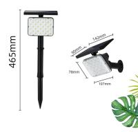 China IP65 Rated Solar Powered 64 Led Garden Lawn Light Outdoor Landscape Stage Lighting 2-In-1 Wireless Wall Lights for sale