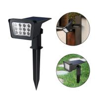China Support Dimmer 100lm/w Lamp Luminous Efficiency Led Solar Garden Wall And Floor Light for sale