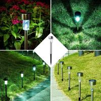 China Direct Solar LED Landscape Lights for Outdoor Pathway Stainless Steel Garden Lighting for sale