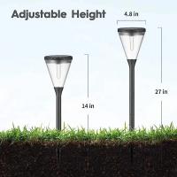 China Outdoor Waterproof Solar Garden Light Tri-Color Adjustable for Villa Yard Park Landscape for sale