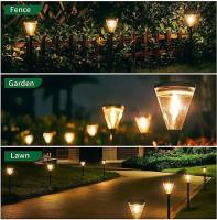 China Outdoor Waterproof Solar Garden Light Tri-Color Adjustable for Villa Yard Park Landscape for sale
