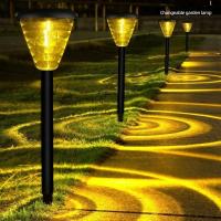 China 50000 Hours Lifespan LED Solar Garden Lawn Light Outdoor Courtyard Projection Landscape for sale
