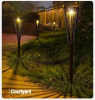 China Solar Garden Street Light Wrought Iron Stake for Zero Electricity Charge on Valentine's Da for sale