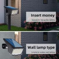 China Solar Powered 53 Led Garden Lights Ip65 Waterproof Outdoor Lawn Light with CRI Ra 80 for sale