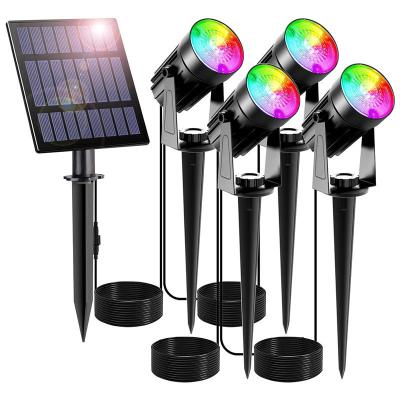 China Solar Lights Ip65 Waterproof Garden Decoration Lamps in RGB Warm/Cold White Landscape for sale