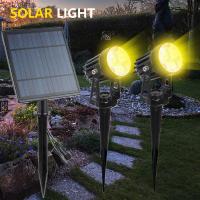 China Solar Lights Ip65 Waterproof Garden Decoration Lamps in RGB Warm/Cold White Landscape for sale