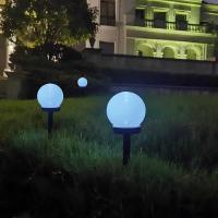 China 2700K Soft Warm White Solar Ball Lights Waterproof for Outdoor Pathway Garden Patio for sale