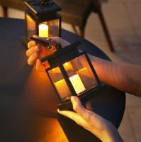 China ABS Material Solar Residential Street Lamp for Retro Atmosphere Landscape Decoration for sale