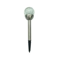 China Waterproof Solar Powered Crackle Ball Decorative Stick Light for Garden and Landscape for sale