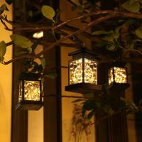China Home Yard Hanging Trees LED Night Lights Solar Lights Outdoor Garden Decoration Hanging for sale