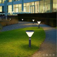 China Solar Led Street Light Lamp Gate Aluminium Ip65 Waterproof Garden Solar Fence Light for sale