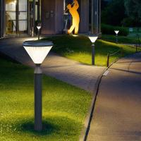 China Solar Led Street Light Lamp Gate Aluminium Ip65 Waterproof Garden Solar Fence Light for sale