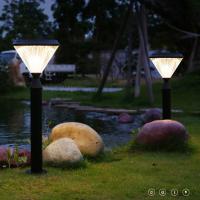 China Solar Led Street Light Lamp Gate Aluminium Ip65 Waterproof Garden Solar Fence Light for sale