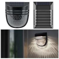 China ABS Solar Fence Light within Customized Solar Deck Wall Light for Garden for sale