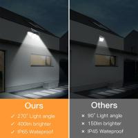 China IP65 Solar Powered Motion Sensor Solar Lights Outdoor Emergency Security Garden Solar Wall Light for sale