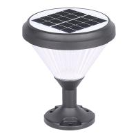 China Aluminum PC Material Solar Powered Fence Post Cap Lights With Leds For Garden Gate 2- for sale