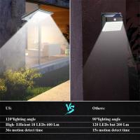China Solar LED Street Light Lamp Motion Sensor Outdoor Waterproof Garden Wall Mount Light for sale